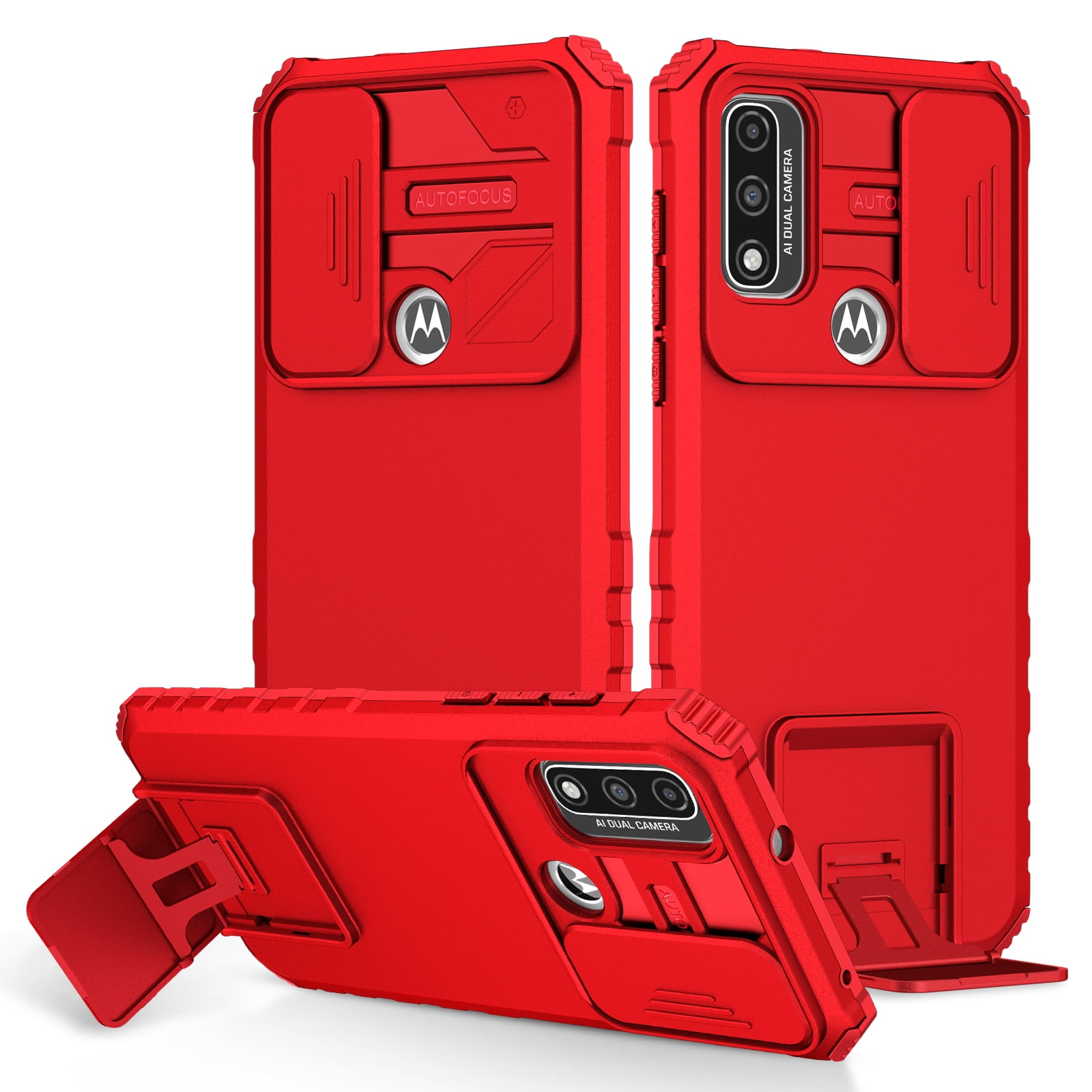 Decase for Moto G Pure 6.5 inch Phone Case, Built Slide Lens Protection ...