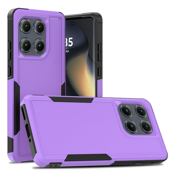 Decase for Motorola Edge (2025) Case,Heavy Duty Hybrid 2 in 1 Hard PC ...