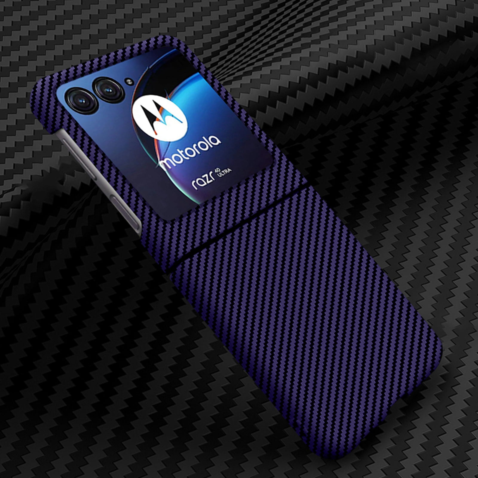 Decase Personality Handsome Light Thin Carbon Fiber Pattern PC Phone ...