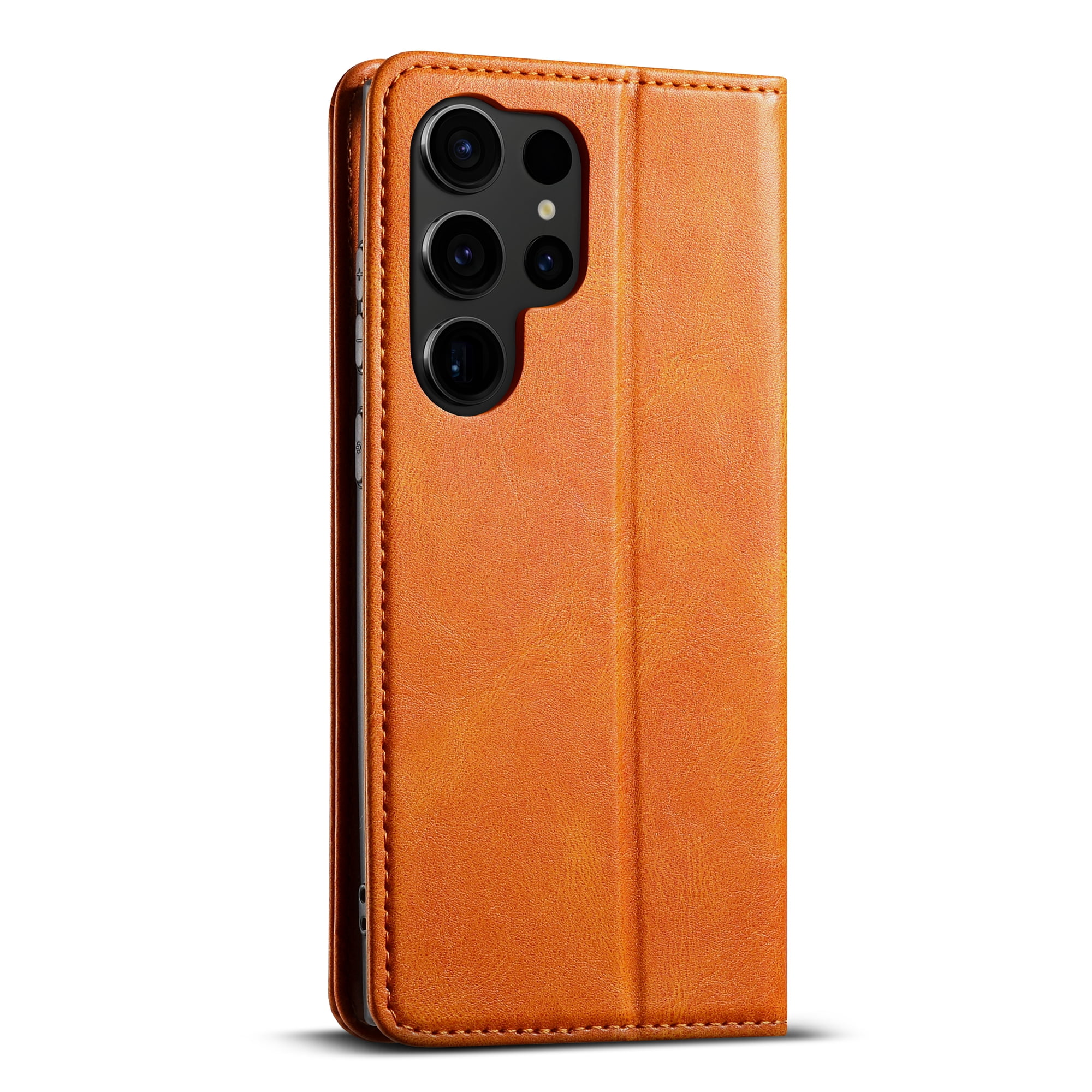 Decase Phone Shell for Samsung Galaxy S22 Ultra,Retro Business Style PU ...