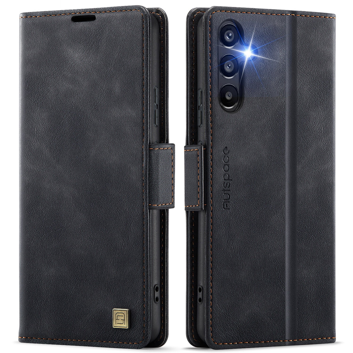 Decase Premium Magnetic Flip Wallet Case with RFID Blocking+Card Slots ...