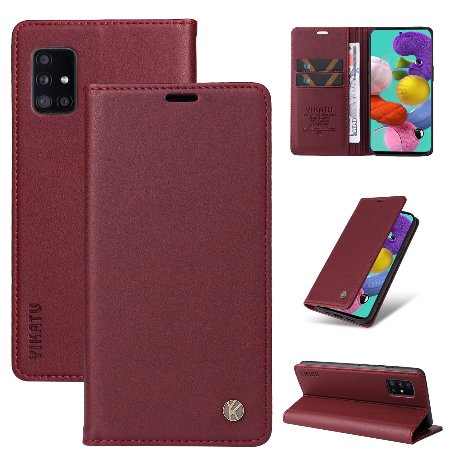 Decase Samsung Galaxy A33 5G Wallet Case, Premium Leather Kickstand ...