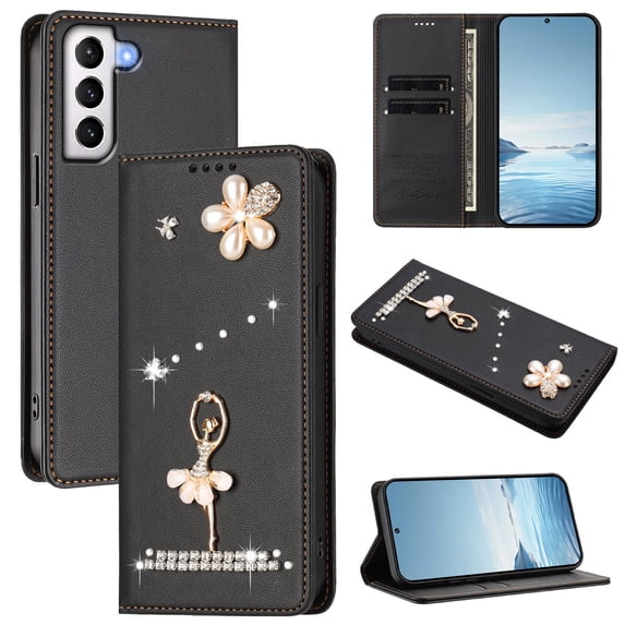 Decase for Samsung Galaxy S21 Wallet Case,Premium PU Leather Flip Cover ...