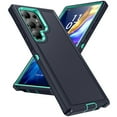 Decase for Samsung Galaxy S24 Heavy Duty Case,3 in 1 Rugged Soft ...