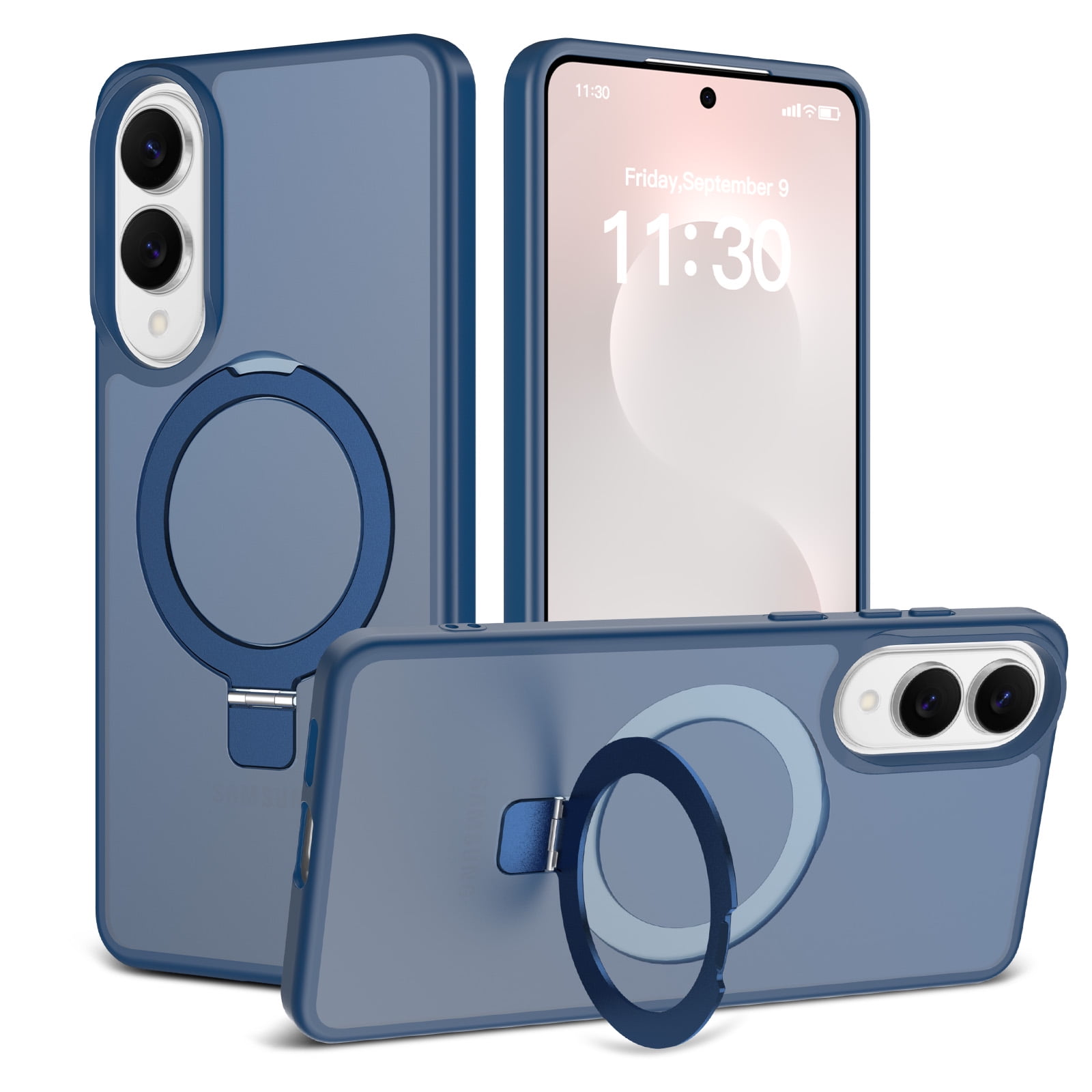 Decase for Samsung Galaxy S25 Edge Case,Magnetic Invisible Stand ...