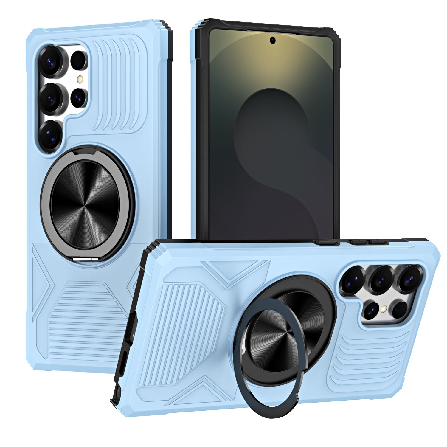 Decase for Samsung Galaxy S25 Hybrid Case, Rugged Anti-Scratch Shockproof Back Cover with 360 ...