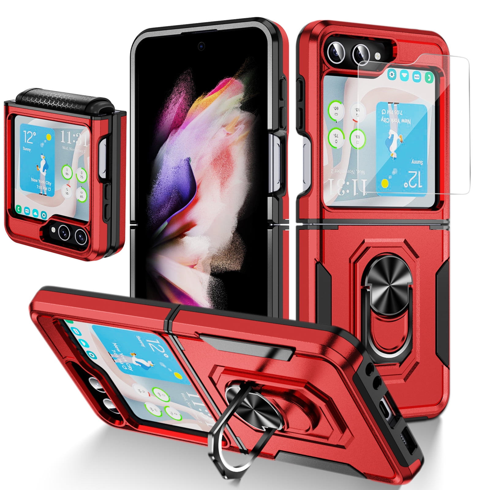 Decase for Samsung Galaxy Z Flip 5 Case with Back Small Screen ...