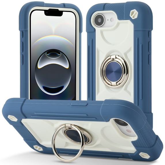 Decase Shockproof Case for iPhone 16e,Heavy Duty Hard Cover with 360 ...