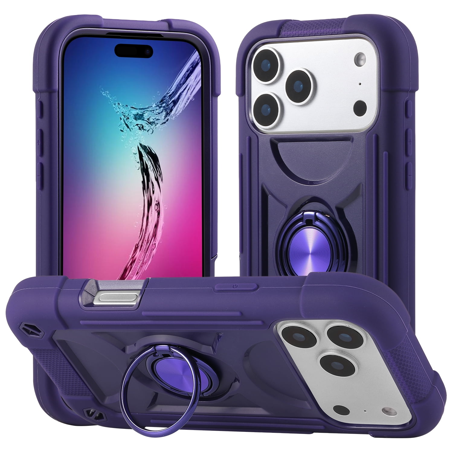 Decase Shockproof Case for iPhone 17 Pro Max,Heavy Duty Hard Cover with ...