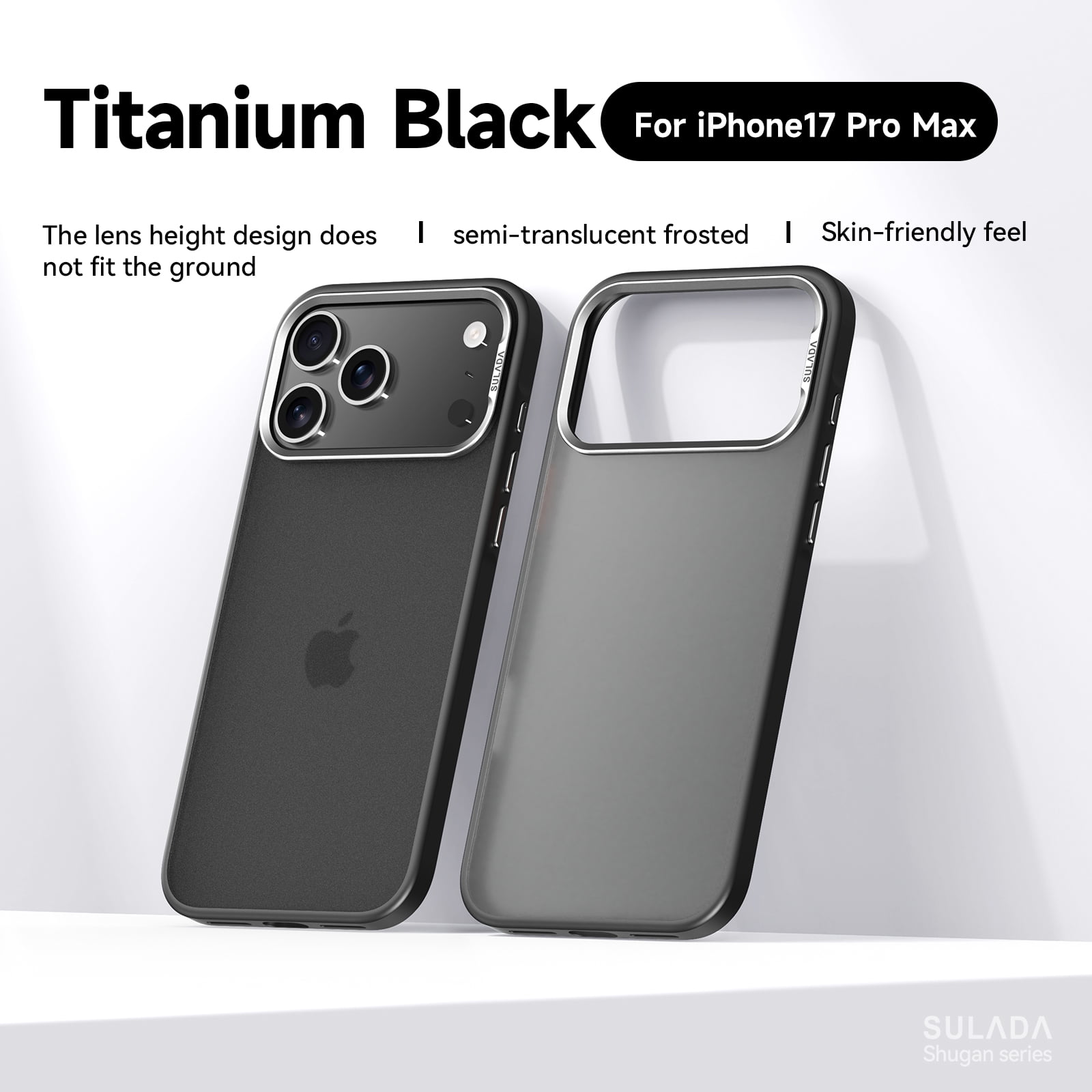 Decase Slim Matte Case for iPhone 17 Pro Max,Translucent Hard PC Back ...