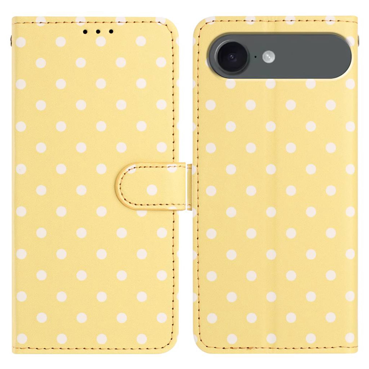 Decase Stylish Polka Dot Pattern Wallet Case for iPhone Air,Shockproof ...