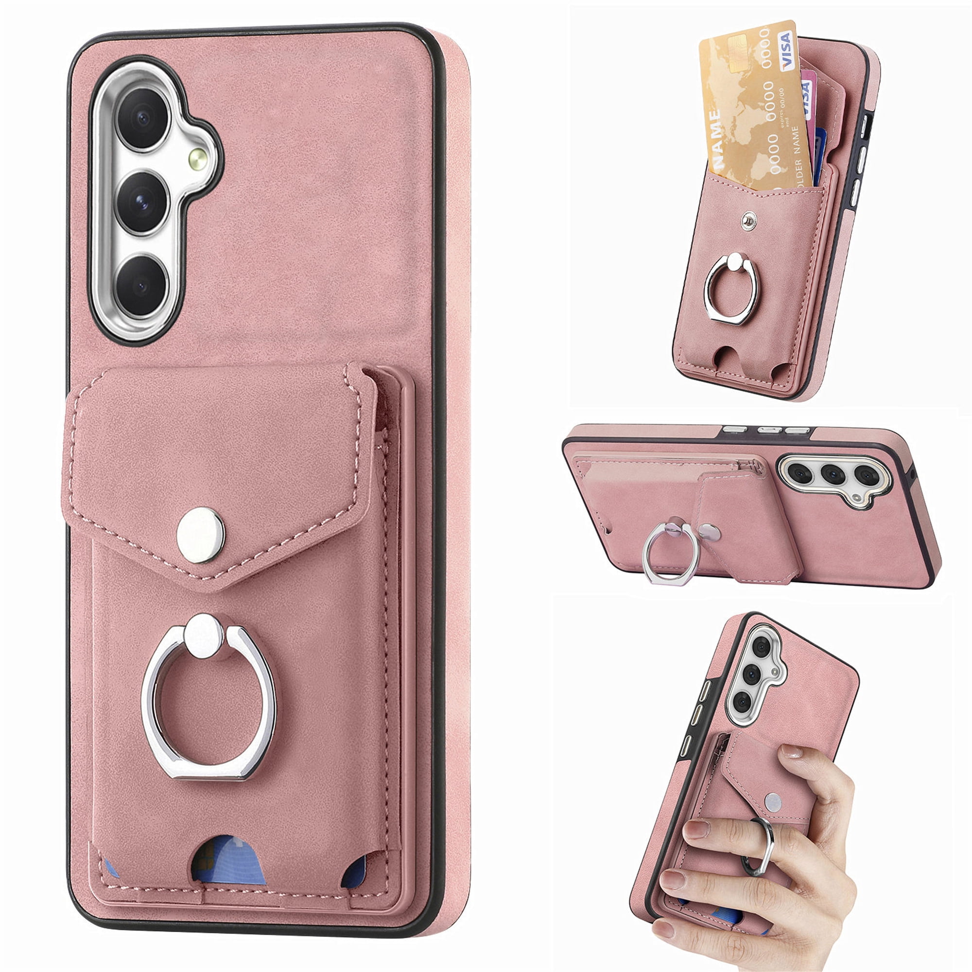 Decase Wallet Case for Samsung Galaxy A21s, Luxury Shockproof Magnetic ...