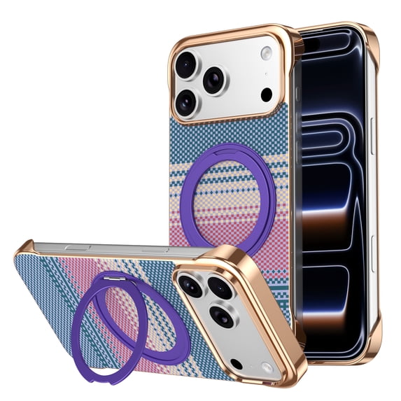 Decase for iPhone 17 Pro Max Frameless Case,Slim Magnetic Metal Ring ...