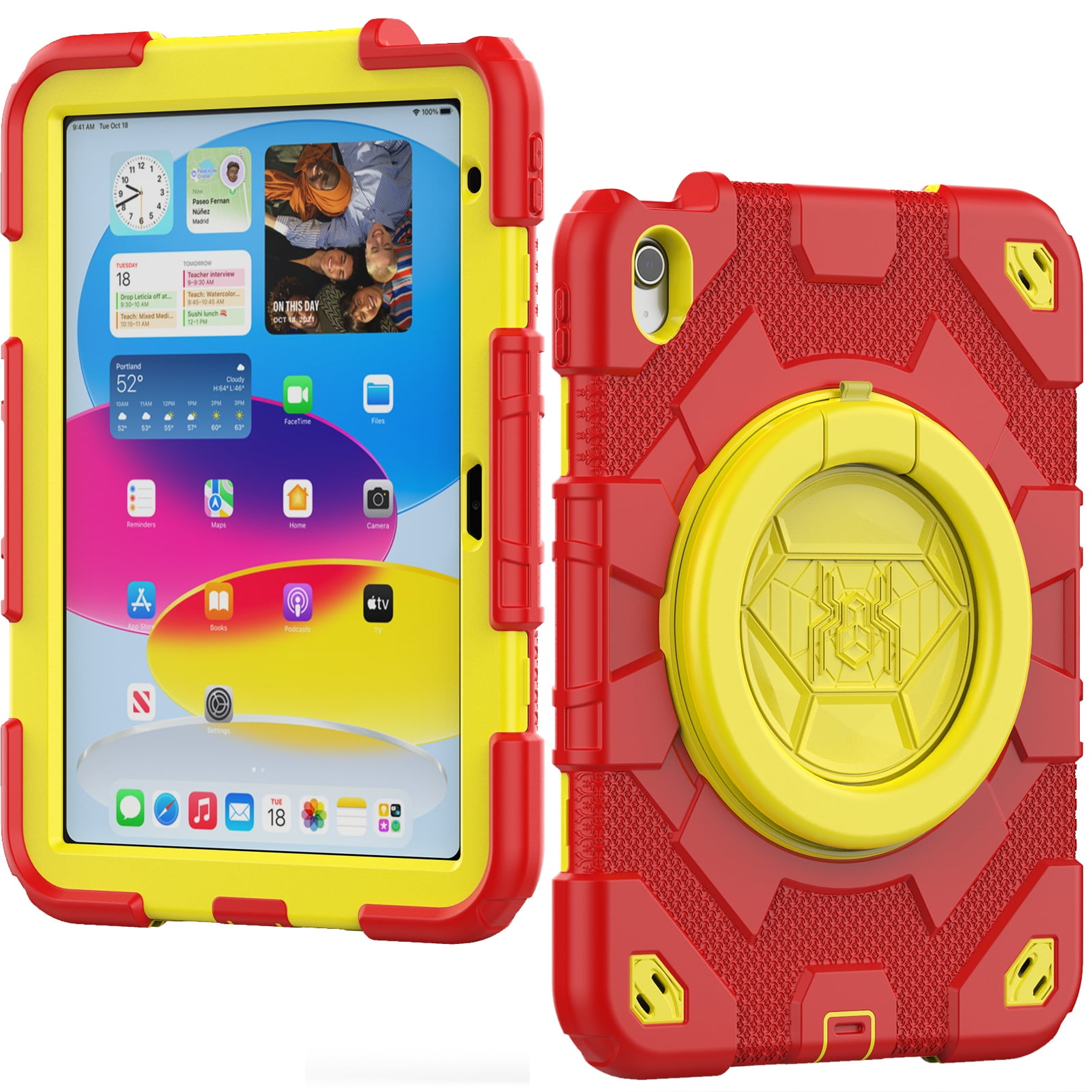 Decase for iPad 10th Generation Cute Tablet Shell,Kids Friendly Hybrid ...