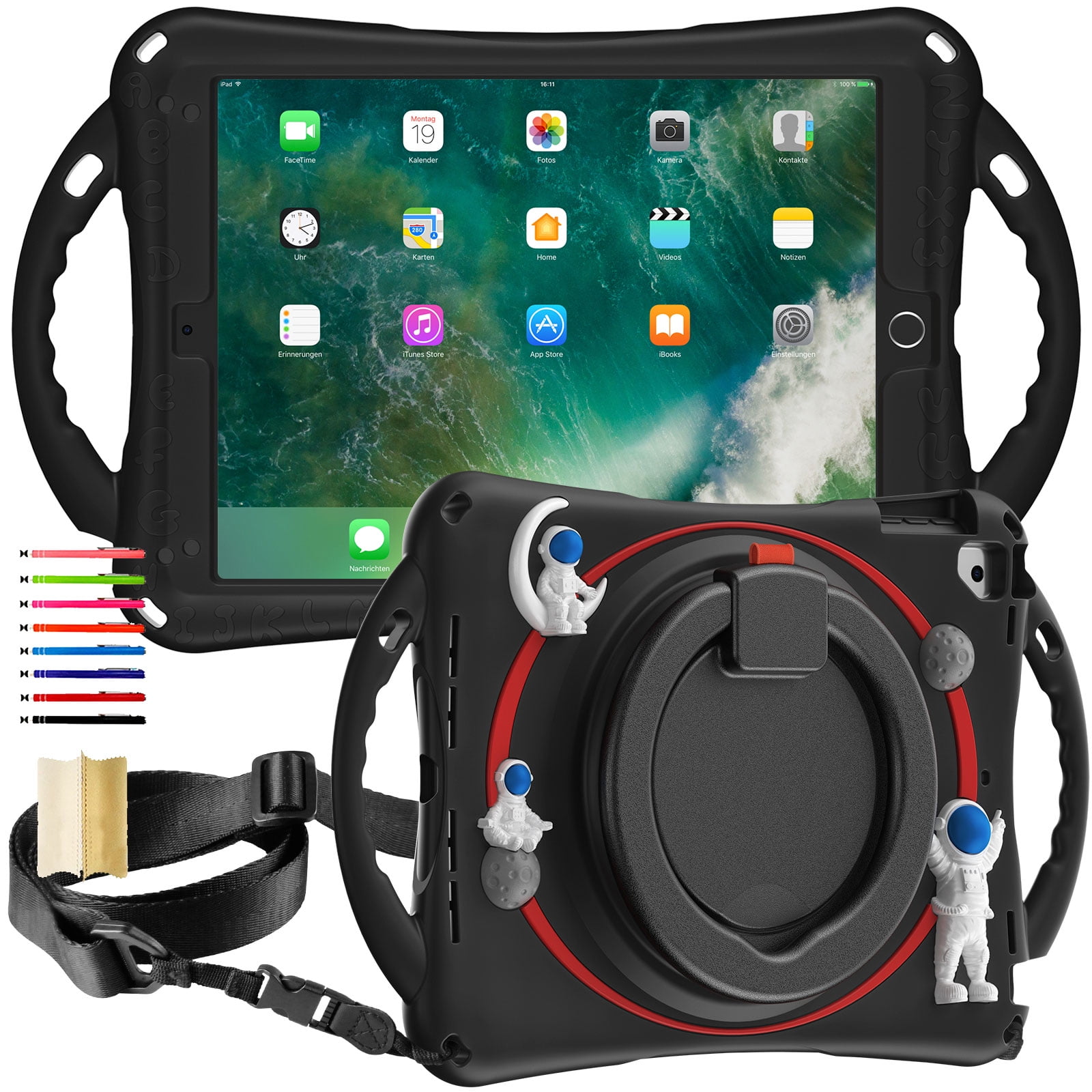 Decase for iPad 10th Generation Rugged Tablet Shell,Cute 3D Astronaut ...