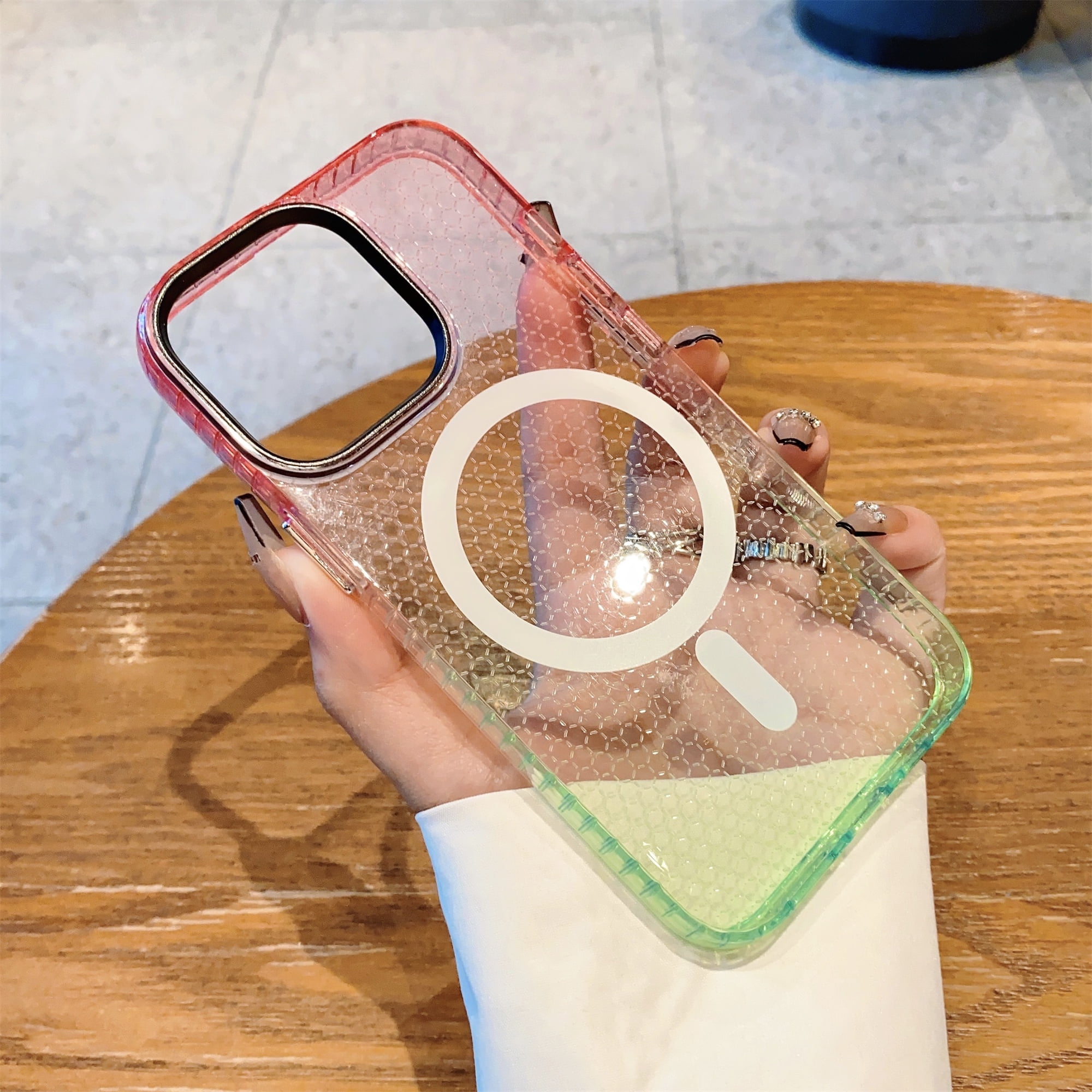 Decase for iPhone 15 Plus Compatible with MagSafe Case,Soft TPU Bumper ...