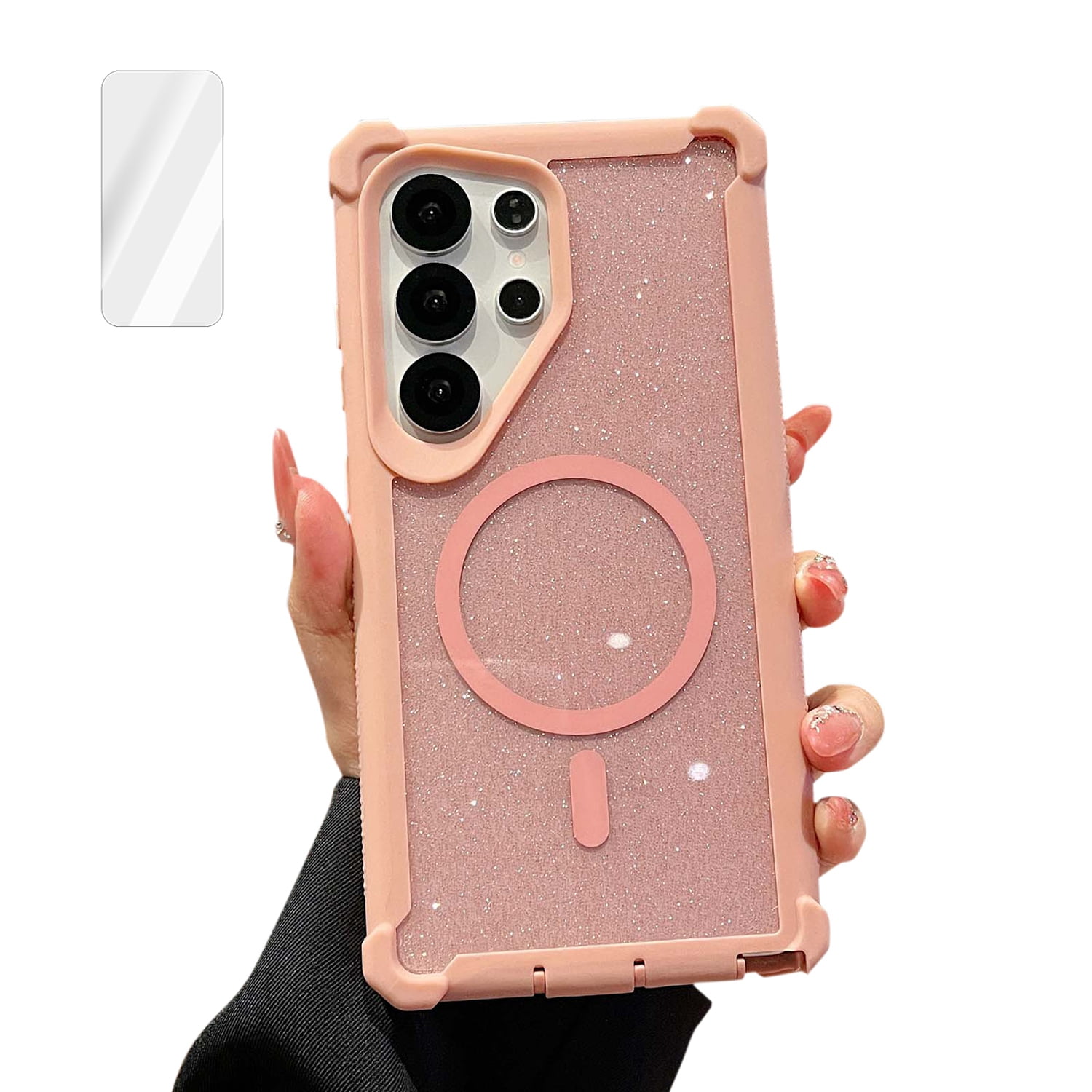 Decase for iPhone 16 Case with 1Pack Tempered Glass Screen Protector ...