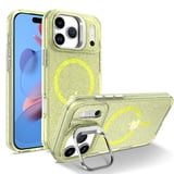Decase for iPhone 17 Pro 2025 Magnetic Glitter Case,Hard PC+TPU Bumper ...
