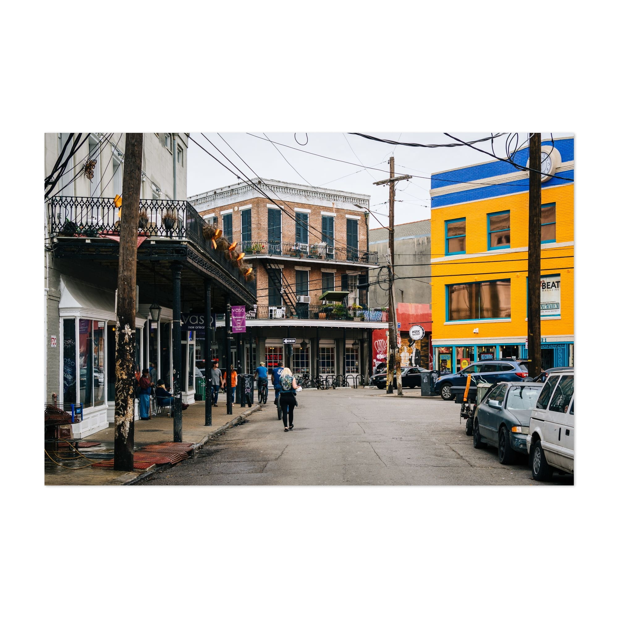Decatur Street - New Orleans Louisiana Photography Unframed Wall Art ...