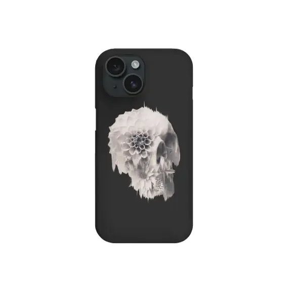 Decay Skeleton Head Gothic Horror Spooky Art Phone Case for iPhone 16 ...