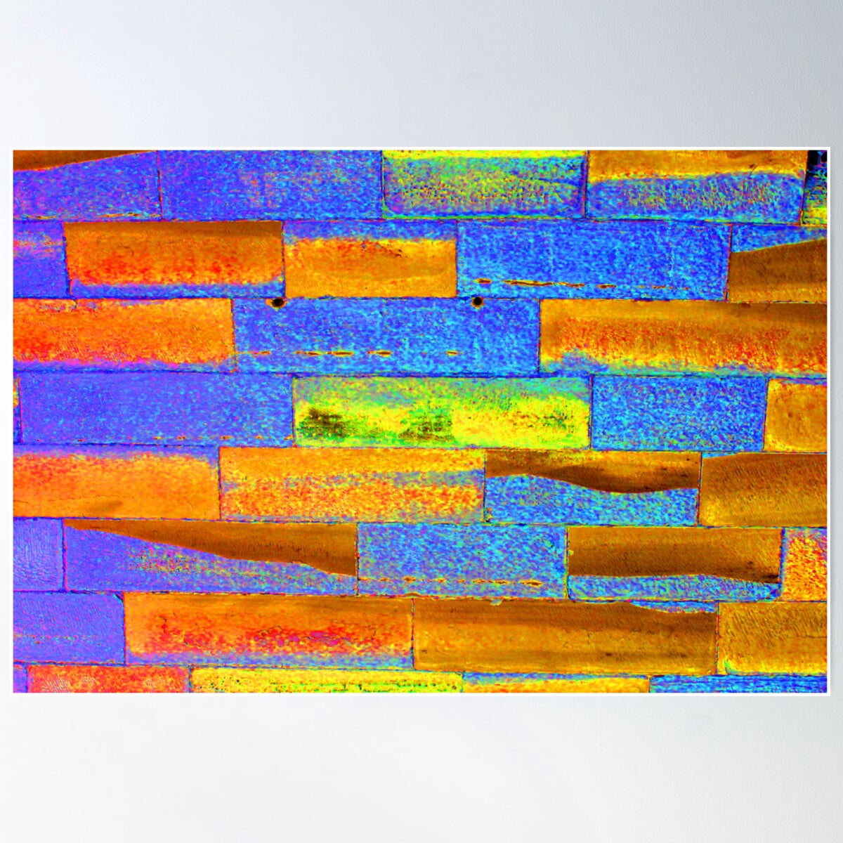Decayed Pop Art #3 Poster Wall Art, Modern Wall Decor For Living Room ...