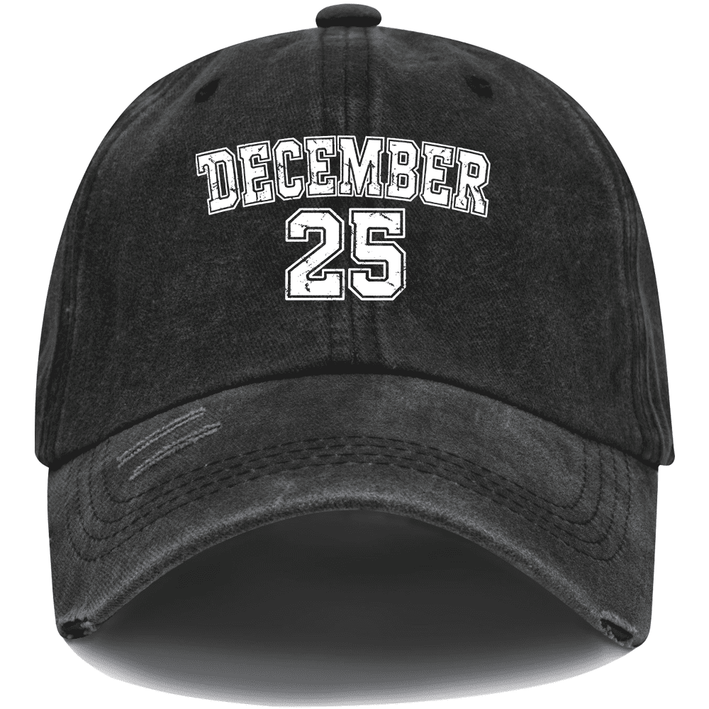 December 25 Hat, Merry Christmas December 25 Cap - Walmart.com