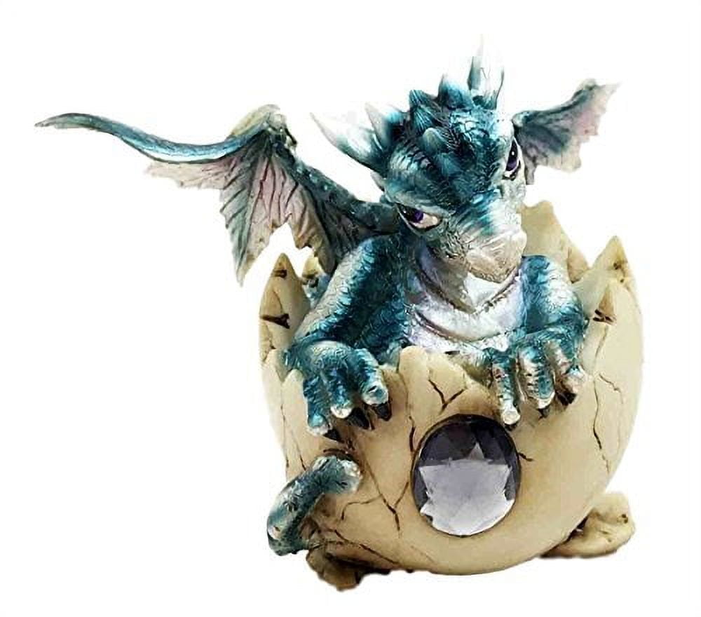 December Birthstone Dragon Egg Statue Onyx Gem Birthday Dragon ...