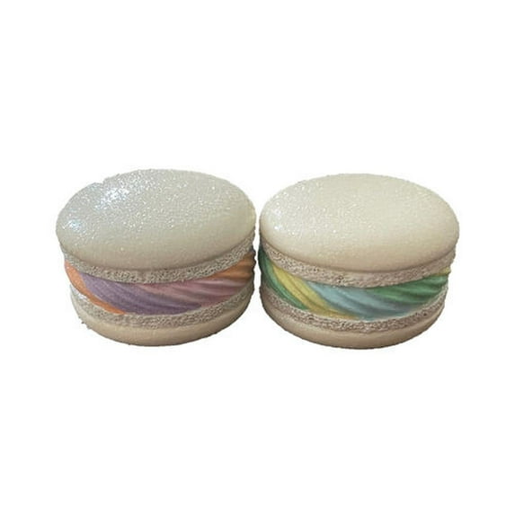 December Diamonds Cotton Candy Land Macaron Ornaments Set of 2 ...
