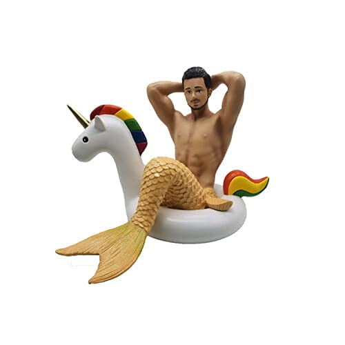 December Diamonds Mr Unicorn Merman Large Display Statue Figurine Multicolor - Walmart.com