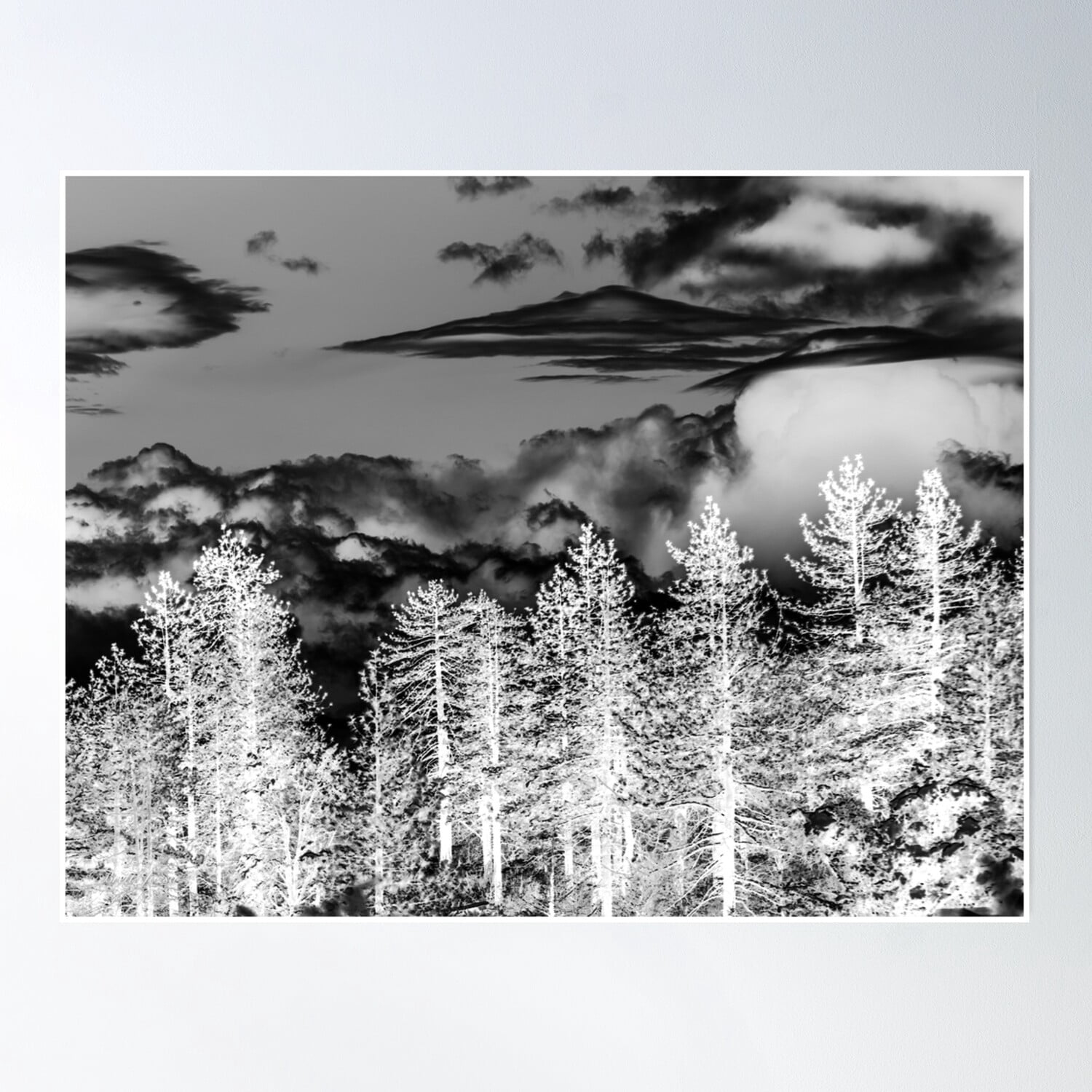 December Sky Poster Wall Art, Modern Wall Decor, 24x36 UNFRAMED ...