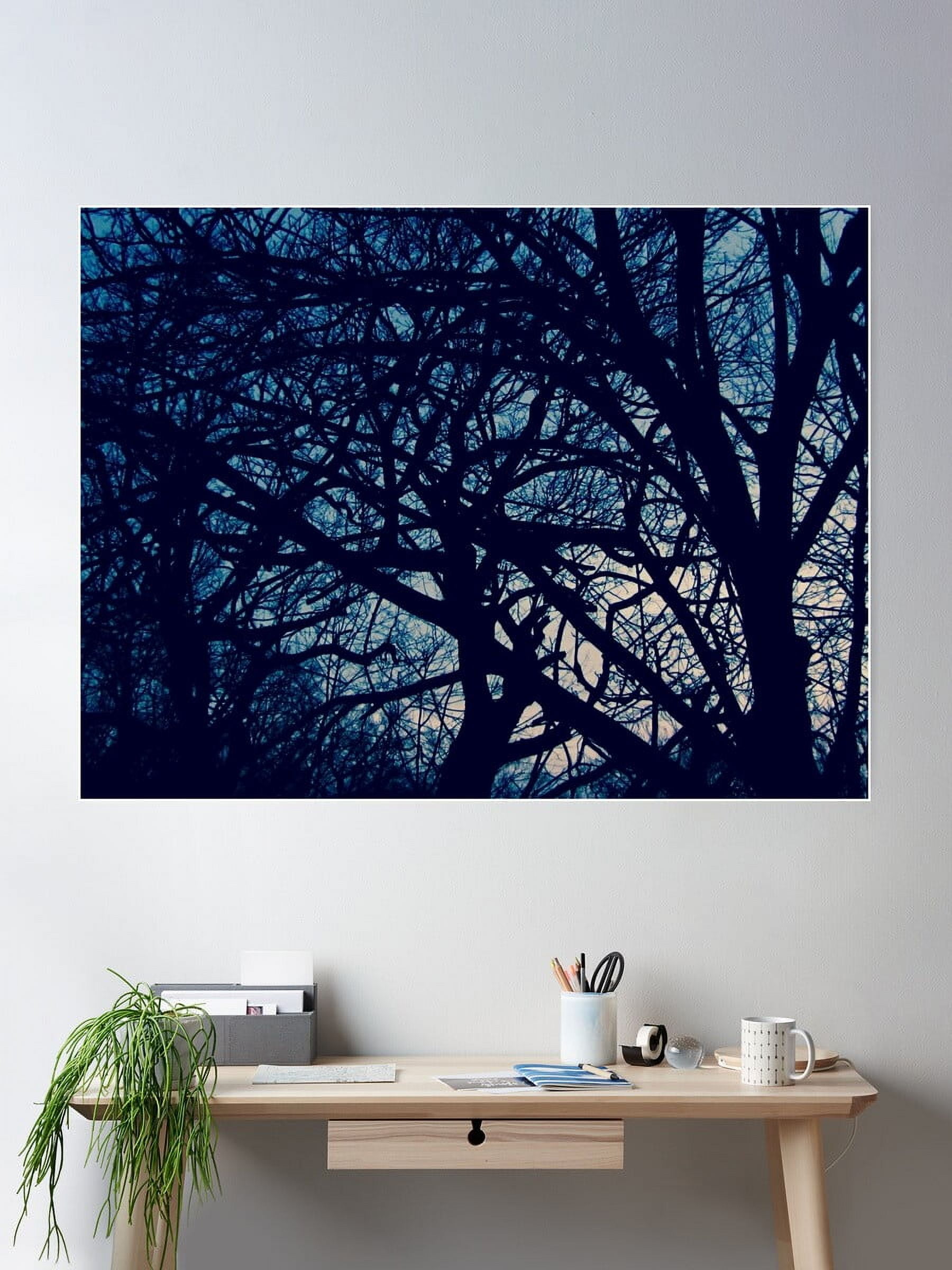 December Sunrise Poster Wall Art, Modern Wall Decor For Living Room ...