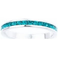 December Swarovski Crystal Birthstone Stackable ring in Sterling Silver ...