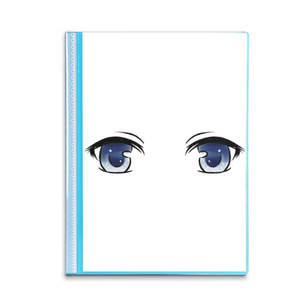 Decent Stare Animation Eyes Book Sheet Protectors Portfolio Binder ...