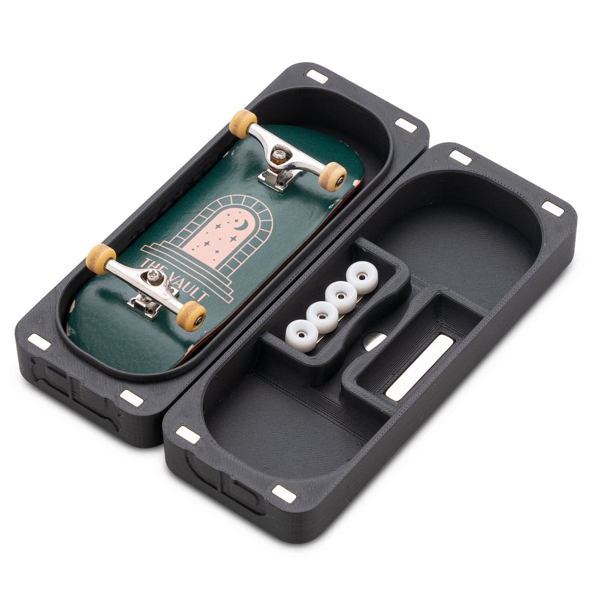 DecentBit Fingerboard Coffin Case Black - Walmart.com