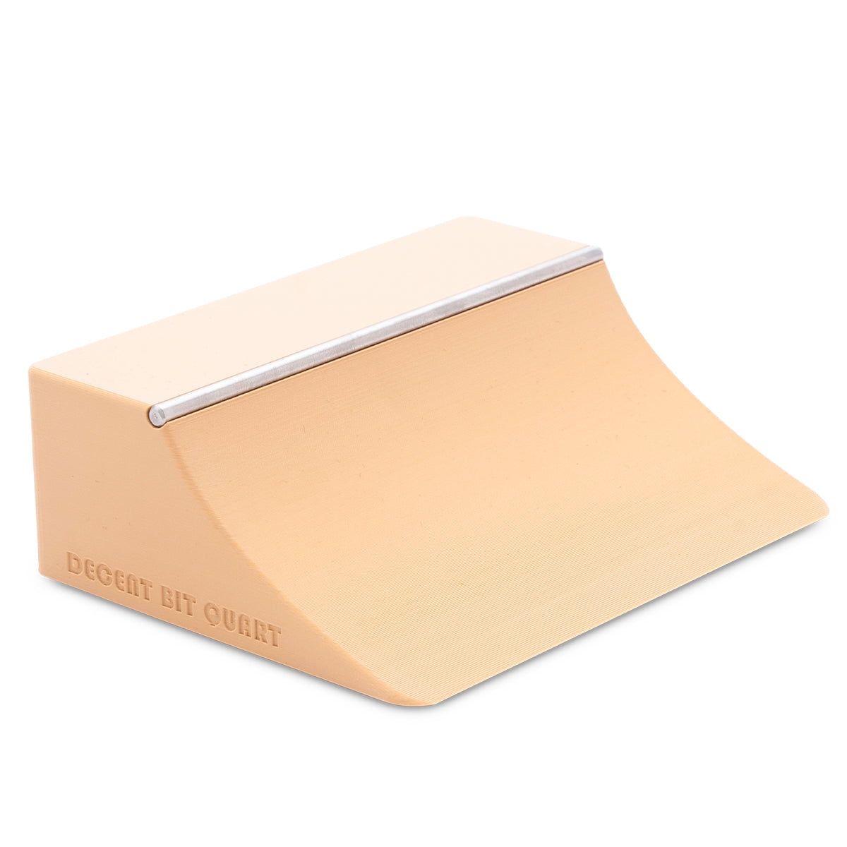 DecentBit Fingerboard Ramp - 6" Quarter Pipe Wood - Walmart.com