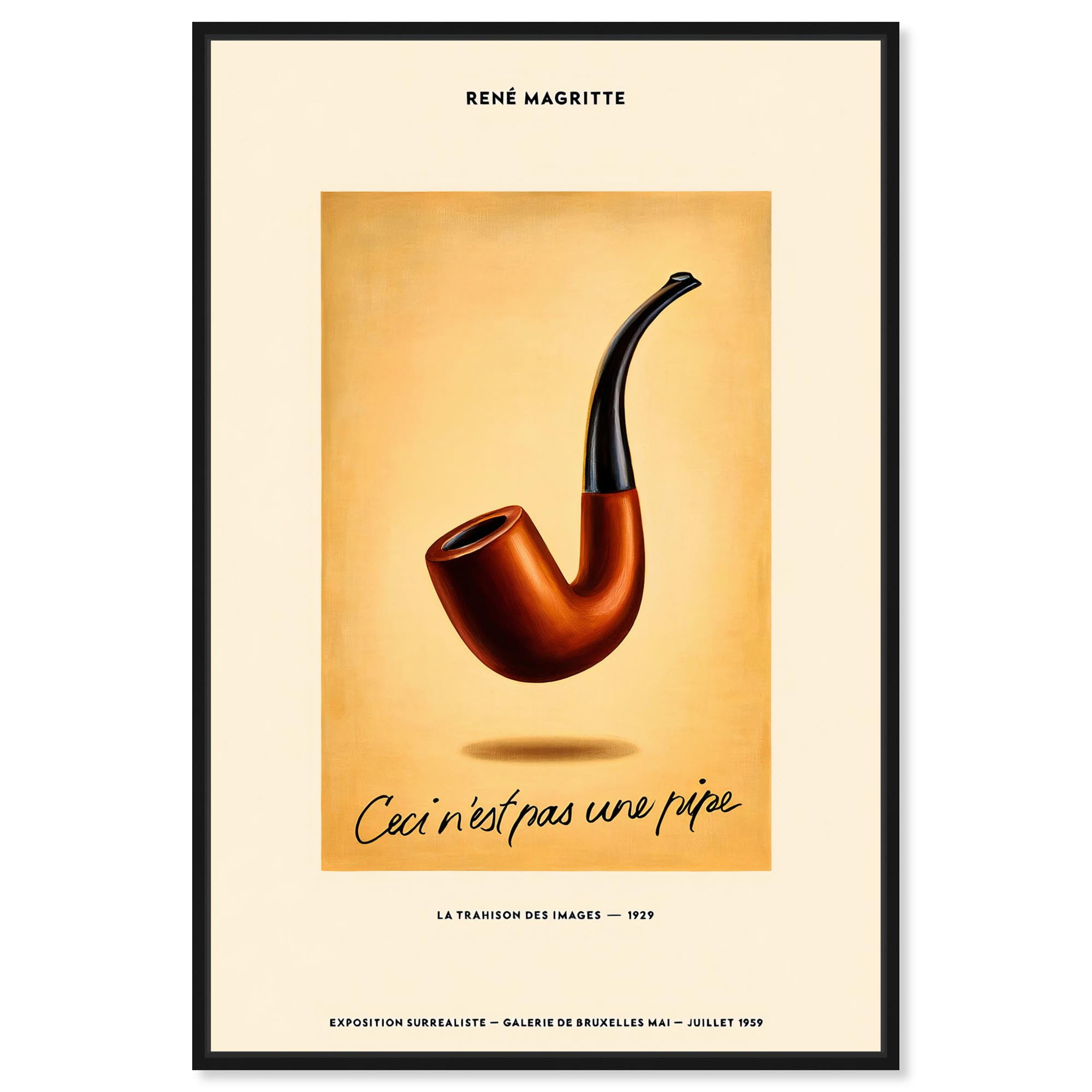 Deceptive Pipe II Canvas Art Collector Poster by Art Remedy, Black Frame, 10 x 15 - Walmart.com