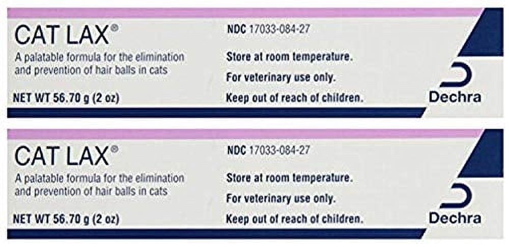 Dechra Cat Hairball Remedies, Laxative for Digestive Health, 2oz 2-Pack ...