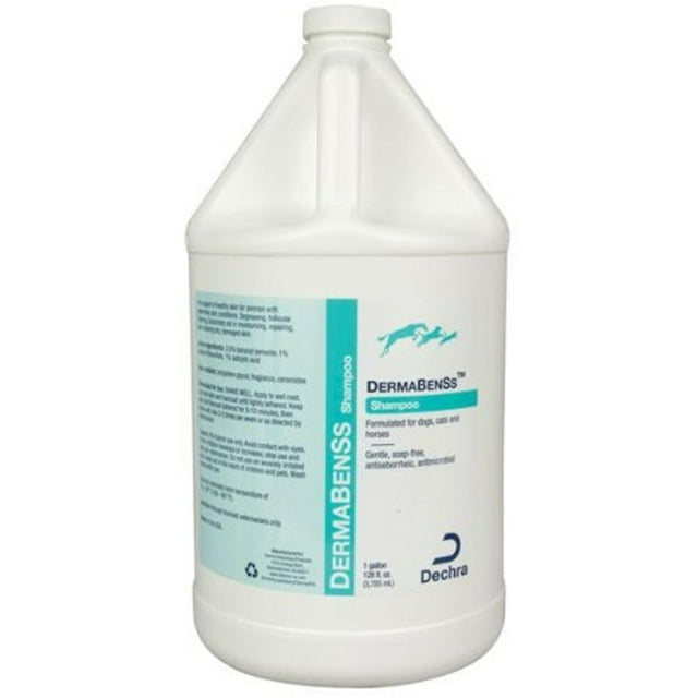 Dechra DermaBenSs Shampoo for Cats and Dogs 1 Gallon - Walmart.com