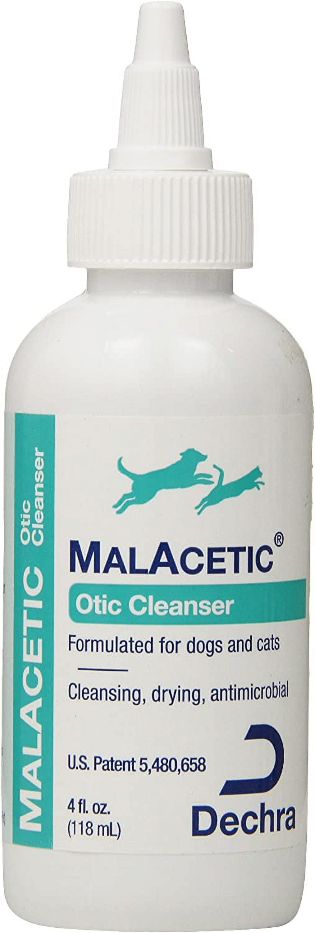 Dechra MalAcetic Otic Pet Ear Care Supplies, 4-Ounce - Walmart.com