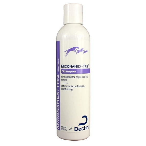 Dechra MiconaHex+Triz Shampoo, Medicated Dog Wash for Yeast and Skin ...