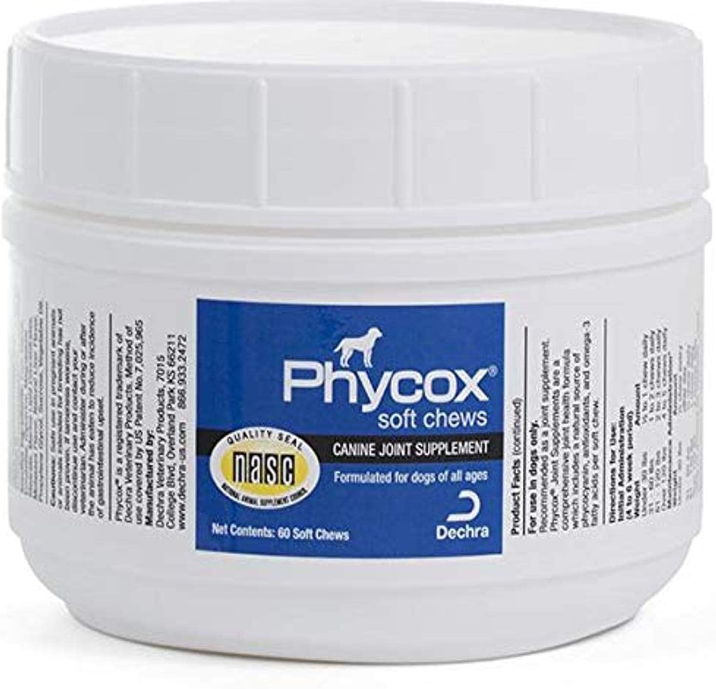 Dechra Phycox Joint Support Soft Chews for Dogs, Anti-Inflammatory ...