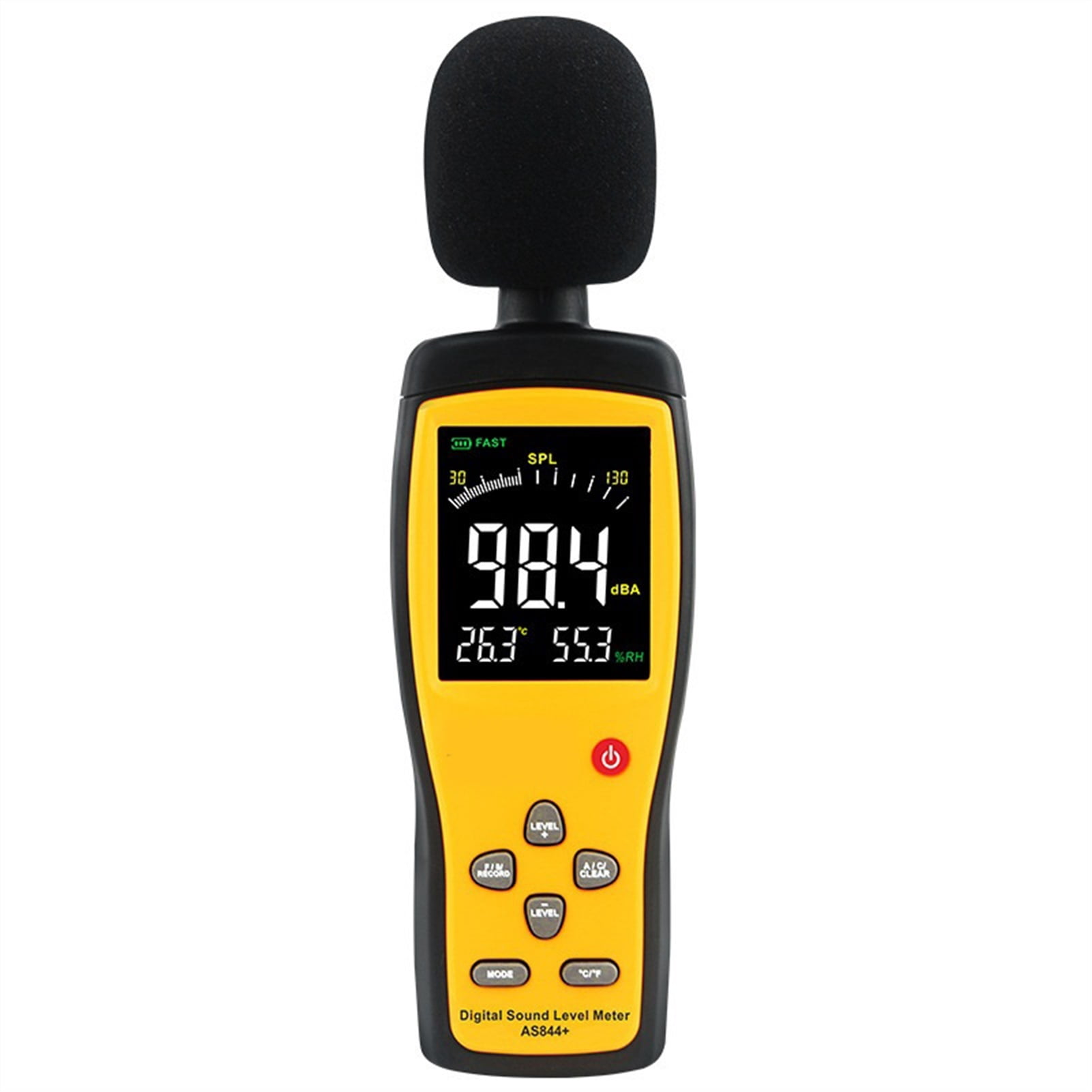 Decibel Meter High Precision Color Screen Noise Meter Portable Sound ...