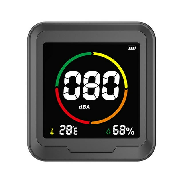 Decibel Meter,Range Sound Level Meter,Portable Decibel Monitor with LED ...