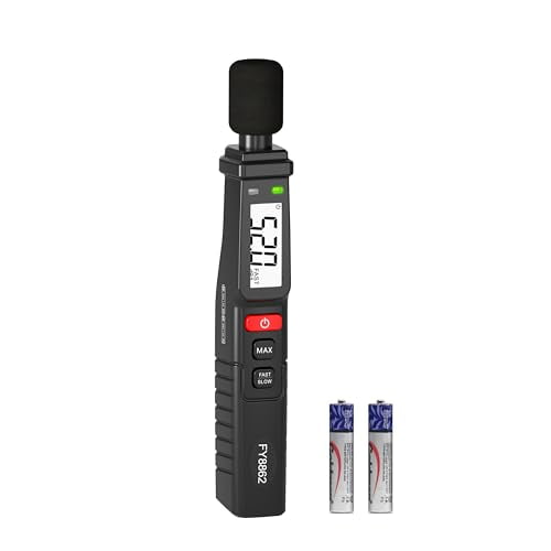 Decibel Meter, Sound Level Meter Portable, Digital SPL Meter 30-130dB ...