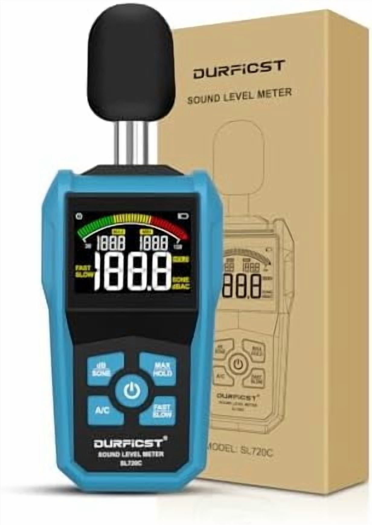 Decibel Meter, Sound Level Meter, Portable Level Meter, dB/SONE Units ...