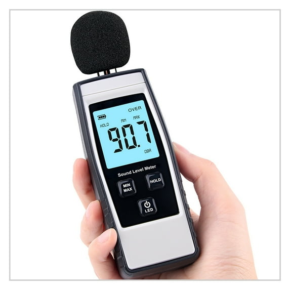 Decibel measuring device Digital sound level meter Decibel detector ...