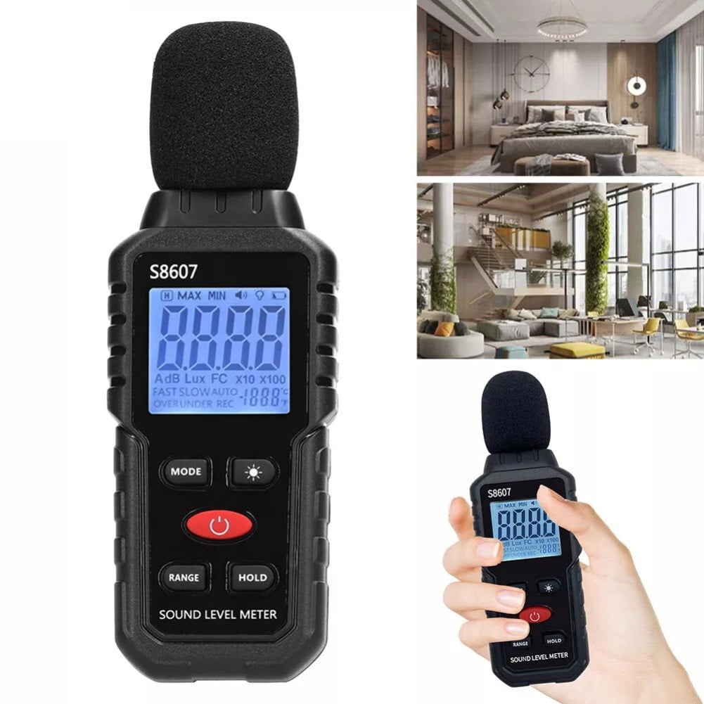 Decibel tester Noise level meter Digital sound environment volume ...
