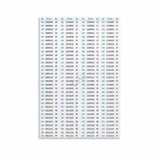 Decimal Binary Octal Hex ASCII Conversion Chart Poster (8) Canvas for ...