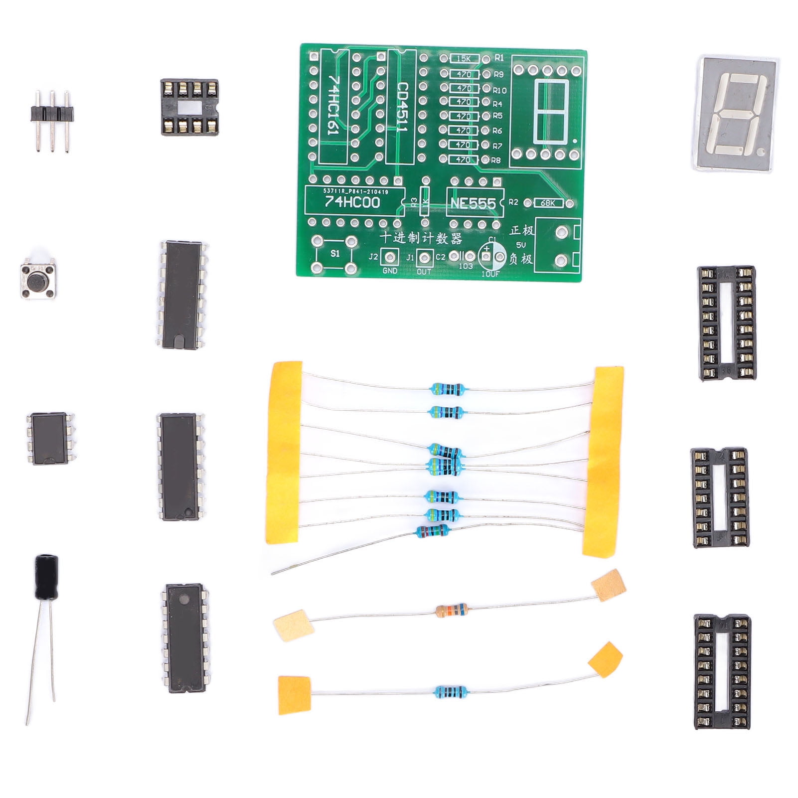 Decimal Counter Kit ABS Training Counters Parts Electronic Project ...