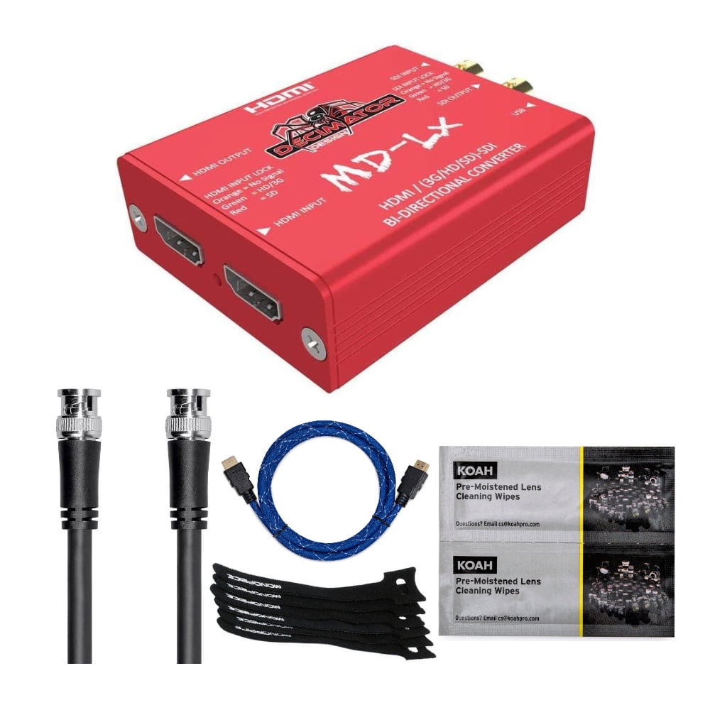 Decimator MD-LX HDMI/SDI Bidirectional Converter with Deluxe Bundle ...